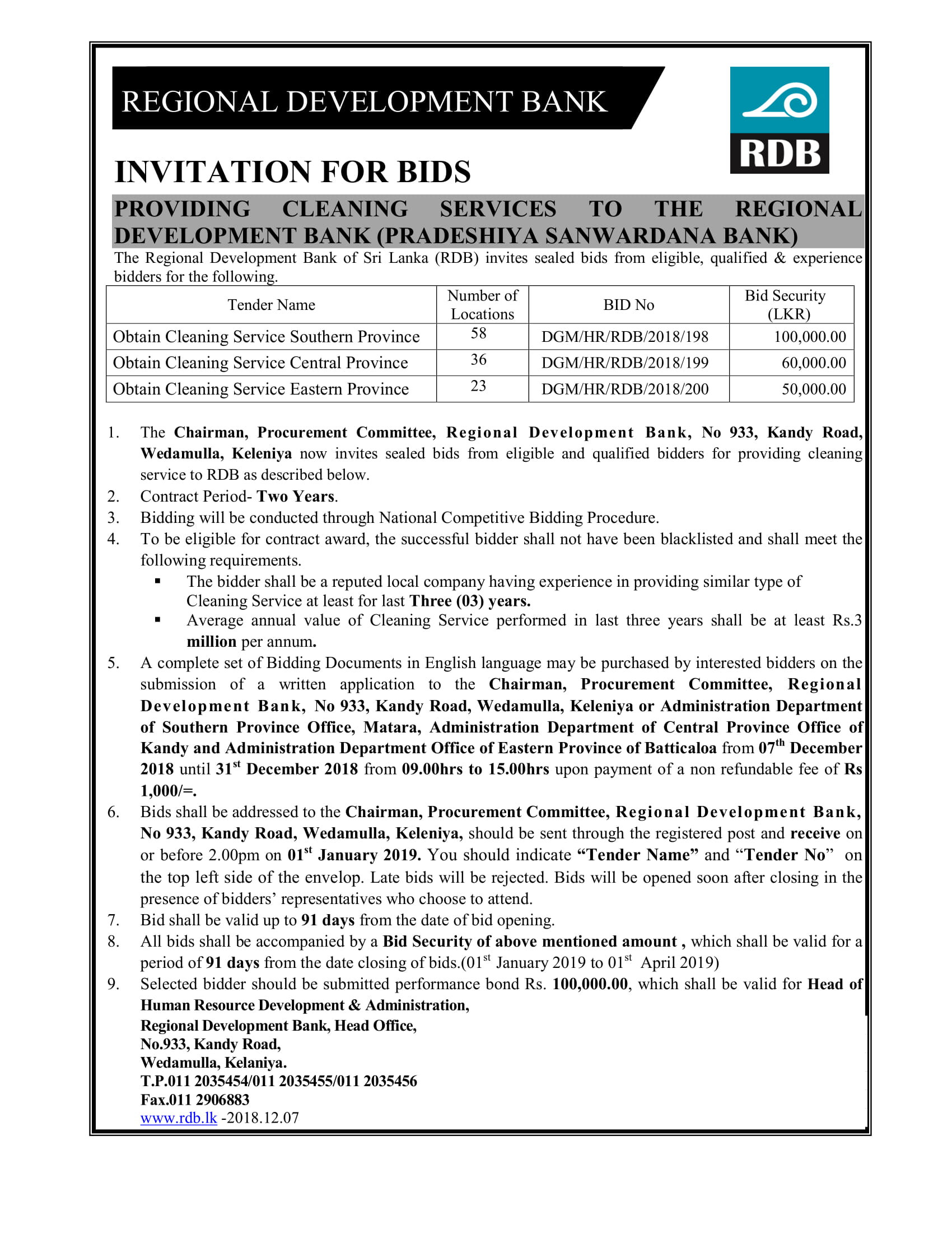 Regional Development Bank – The Premier State Owned Development Bank in ...